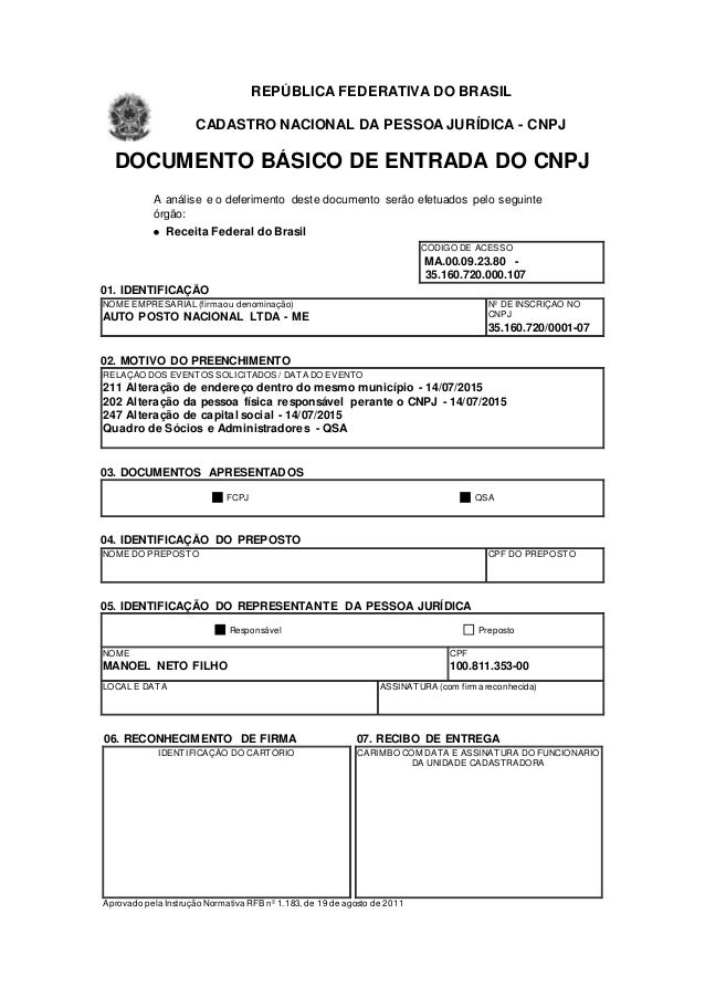 Dbe alteração 04 posto