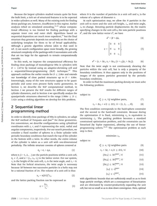Hard Sphere Packings in Cylinders | PDF