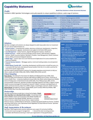 Speridian%20Capability%20Statement_August_2014 | PDF