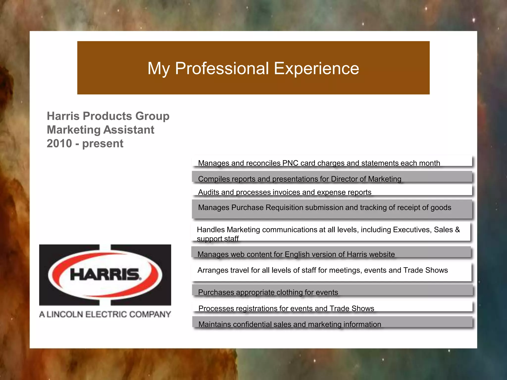 D Bennett Resume Presentation | PPTX | Business Accounting & Finance | Business