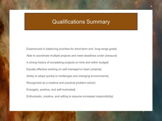 D Bennett Resume Presentation | PPTX | Business Accounting & Finance | Business