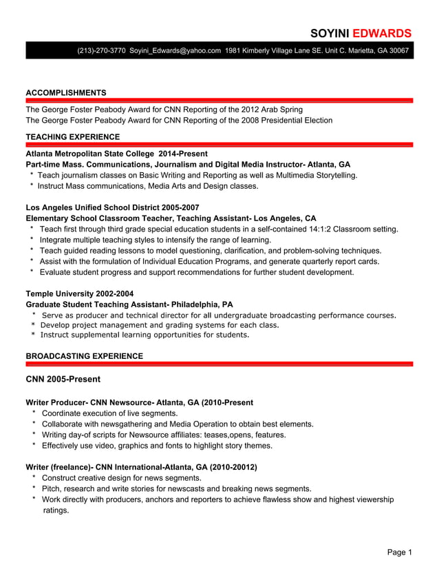 SoyiniEdwardsTeachingResume (1) | PDF