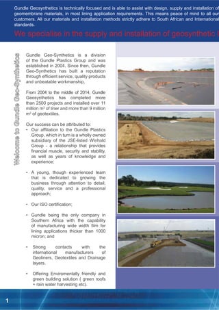Gundle Geosynthetics | PDF
