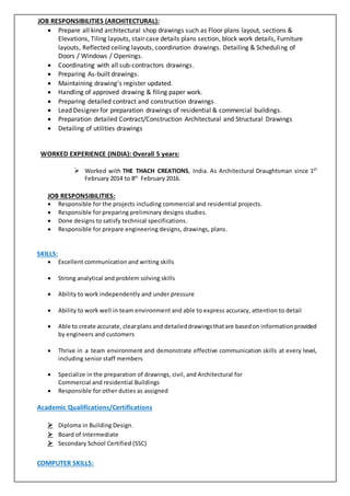 Autocad Draftsman | PDF