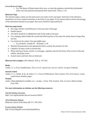 APA Citation Style | PDF