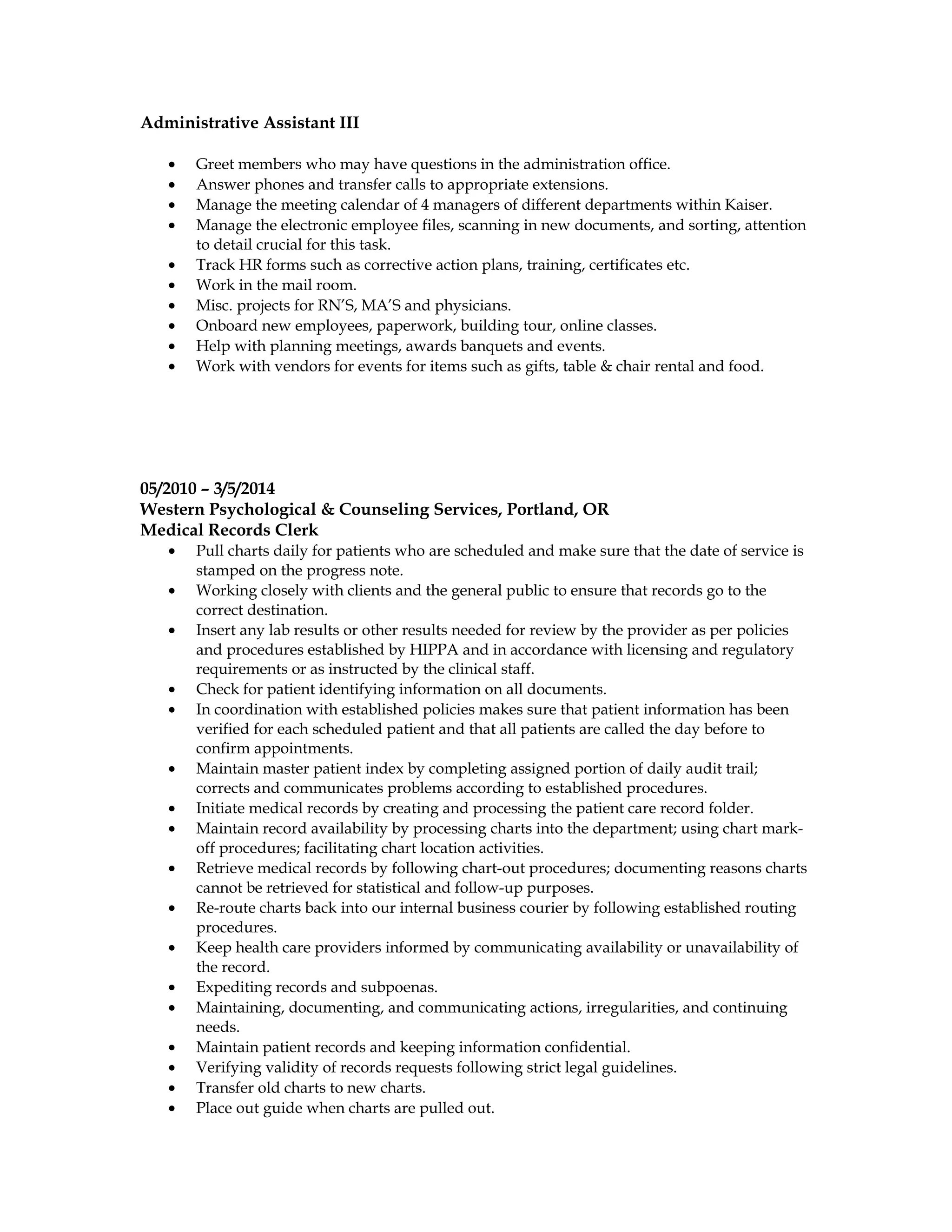 Lacey Lewis Resume 2015 | DOC