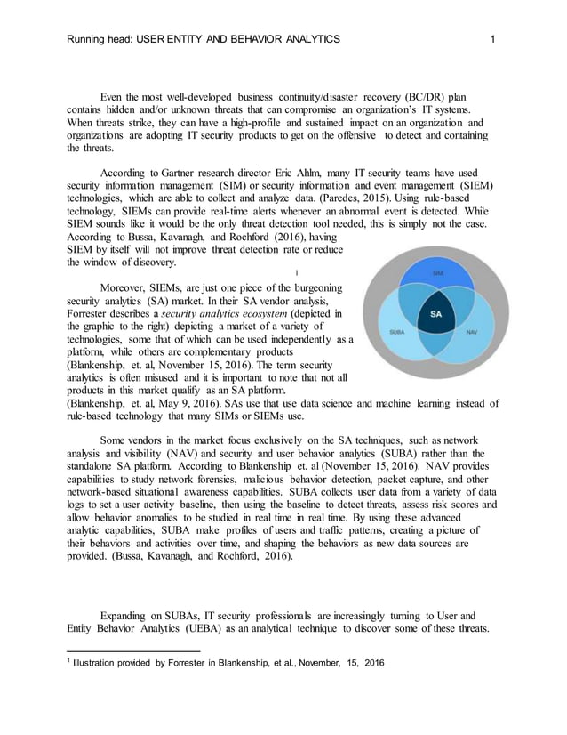 UserEntityandBehaviorAnalyticsFriedman | DOCX