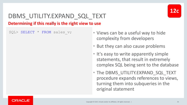 Oracle Database Features Every Developer Should Know About Pptx Databases Computer