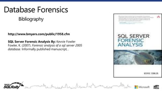 Db forensics for sql rally | PPT