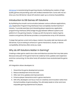 DB Games _ Unlock Limitless Fun with Powerful API Solutions.docx