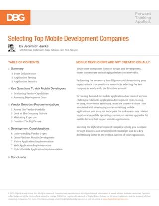 Develop a Successful Mobile App‏ | PDF