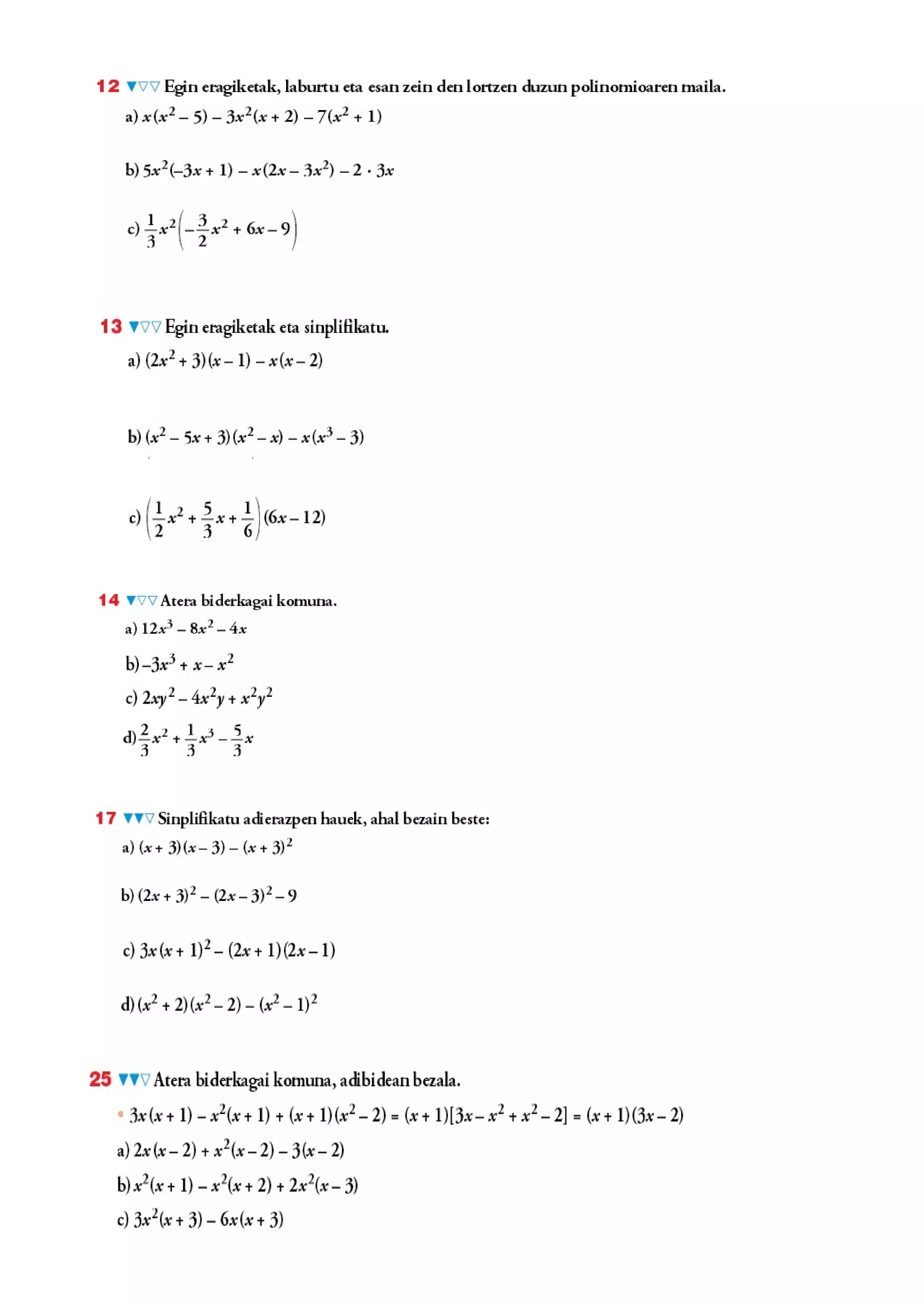 Dbh3 errepasoa hizkuntza aljebraikoa | ODT