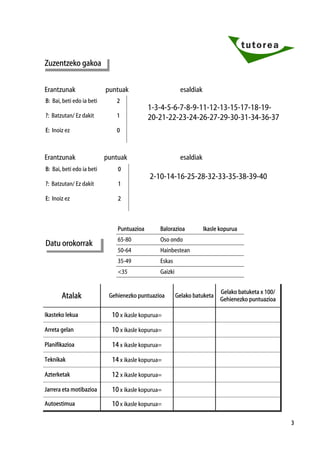 DBH 3 "Ondo ikasten al dut?" | PDF