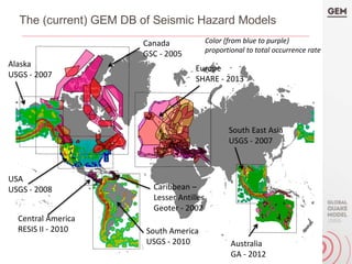The GEM database of seismic hazard models | PPT