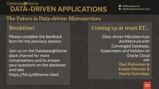 Database@Home - Data Driven Reference Architecture | PPT