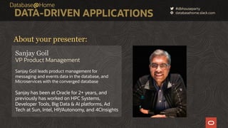 Database@Home - Data Driven Reference Architecture | PPT