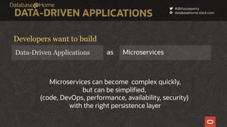 Database@Home - Data Driven Reference Architecture | PPT