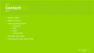 DBI-Assisted Android Application Reverse Engineering | PPT