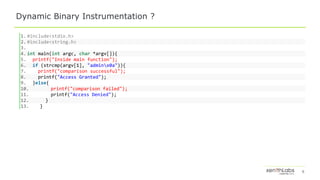 DBI-Assisted Android Application Reverse Engineering | PPT