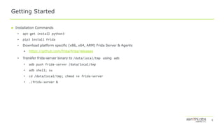 DBI-Assisted Android Application Reverse Engineering | PPT
