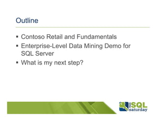 SQL Saturday 108 -- Enterprise Data Mining with SQL Server | PDF ...