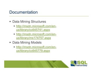 SQL Saturday 108 -- Enterprise Data Mining with SQL Server | PDF | Databases | Computer Software ...
