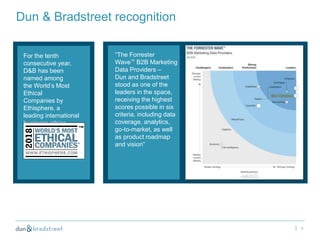 DnB India Corporate Deck | PPTX | Business | Business and Finance