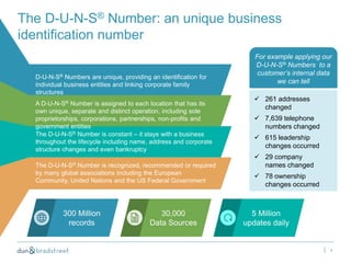 DnB India Corporate Deck | PPTX | Business | Business and Finance