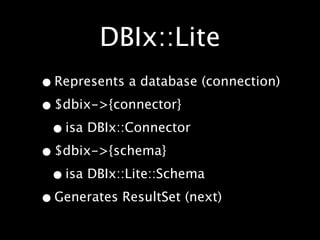 Introduction to DBIx::Lite - Kyoto.pm tech talk #2 | KEY