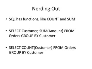 CVJ531: Intro to MySQL | PPTX