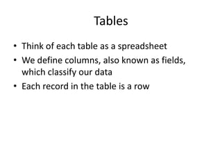 CVJ531: Intro to MySQL | PPTX