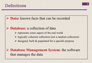 Db lec 01 | PDF | Databases | Computer Software and Applications