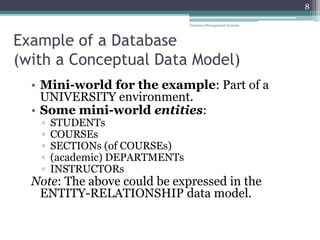 Data base chapter 1 | the complete note of database | PPTX