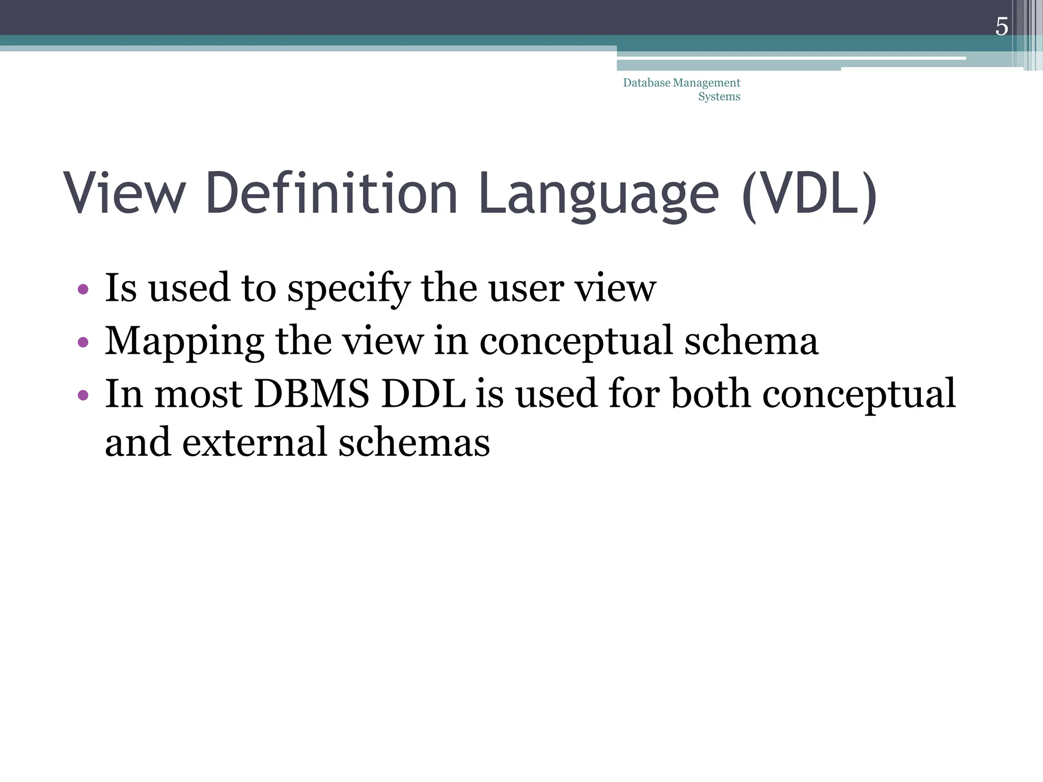 Data base chapter 5 | complete details | PPTX