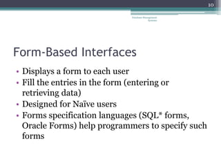 Data base chapter 5 | complete details | PPTX