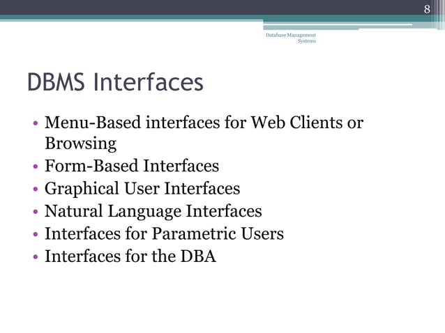 Data base chapter 5 | complete details | PPTX