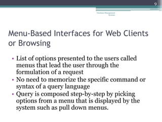 Data base chapter 5 | complete details | PPTX