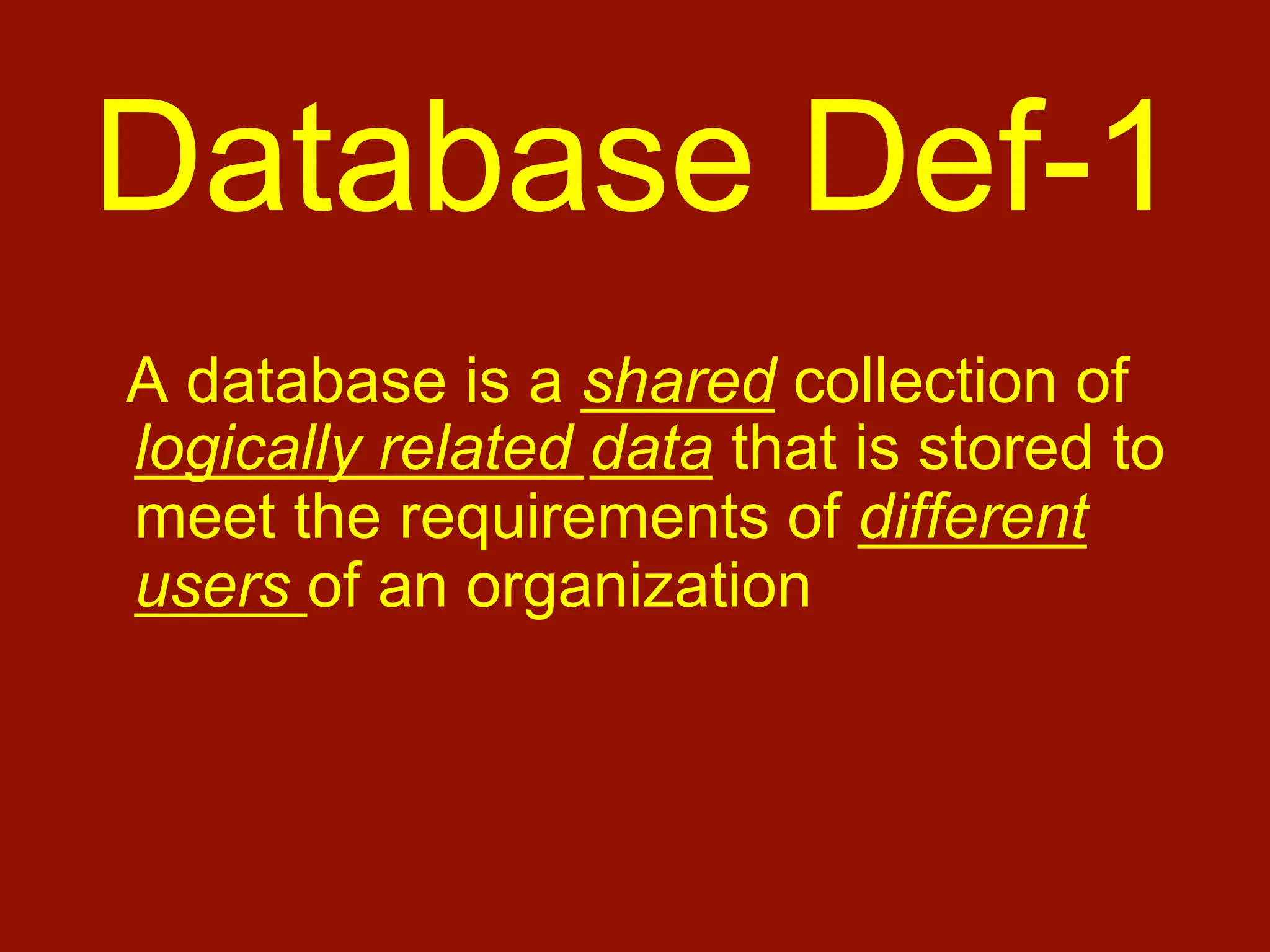 Database Management System Lecture Number 1 Ppt Free Download 5127