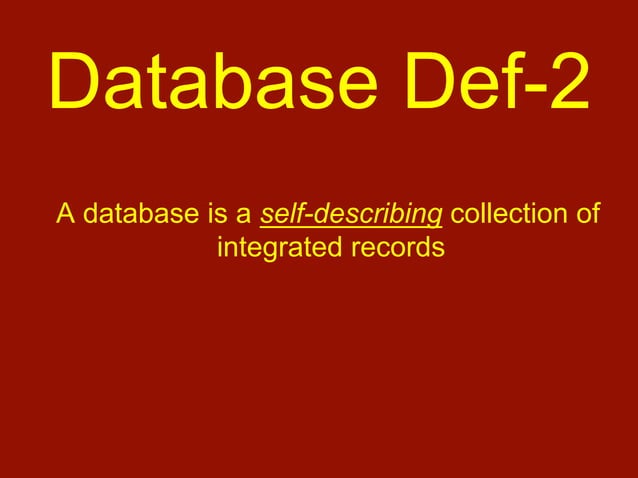 Database Management System Lecture Number 1 Ppt 6300