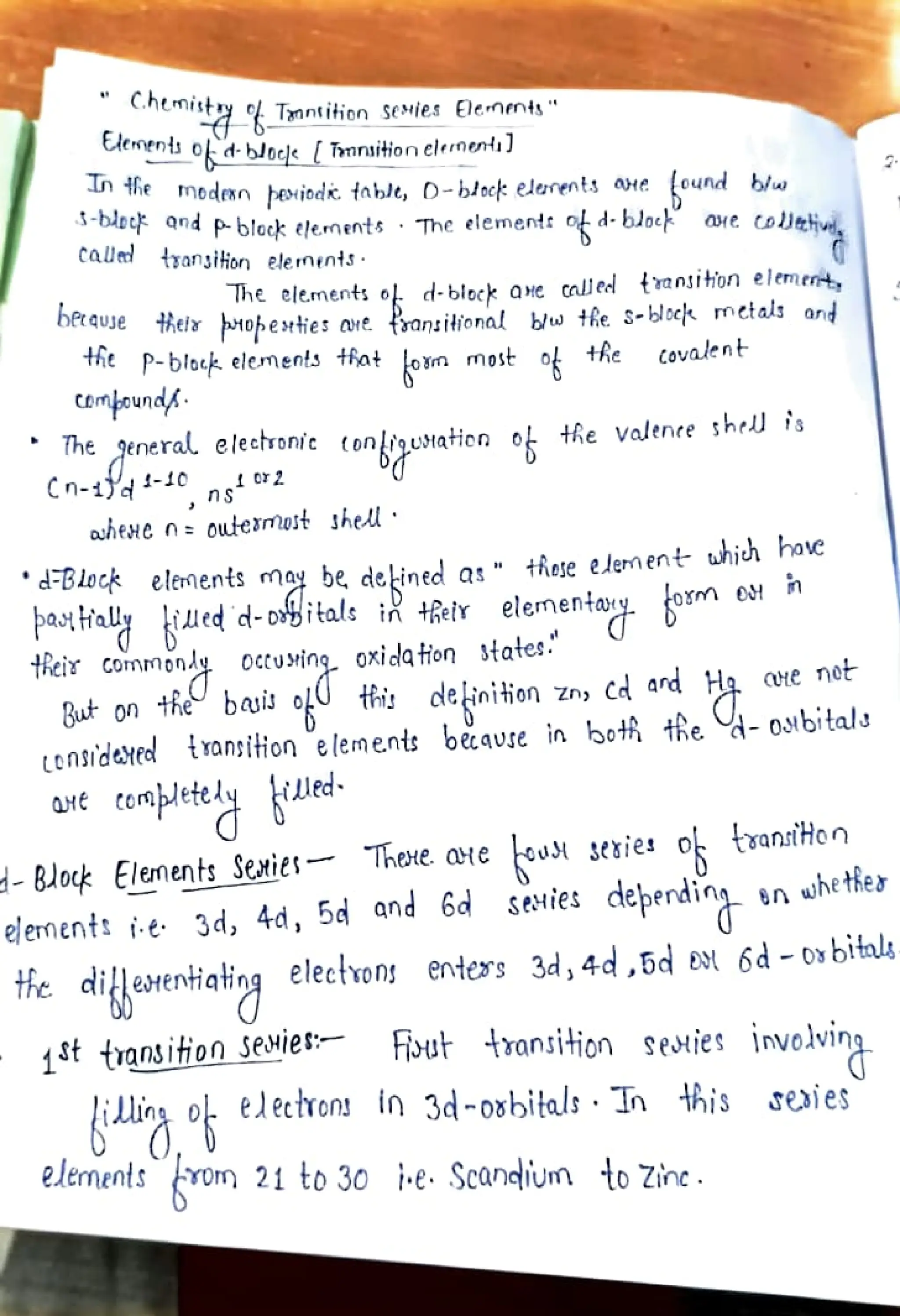 d block notes for BSC third year student | PDF