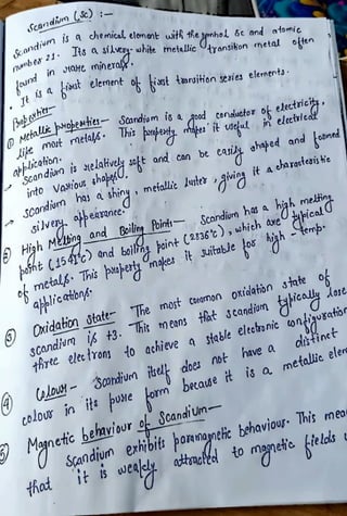 d block notes for BSC third year student | PDF