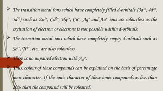 elements of the d electrons and their properties | PPTX