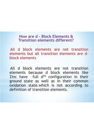 D BLOCK ELEMENTS.pdf389.pdf | Chemistry | Science