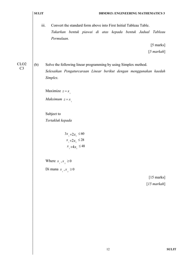 Dbm2013 engineering mathematics 3 june 2017 | PDF