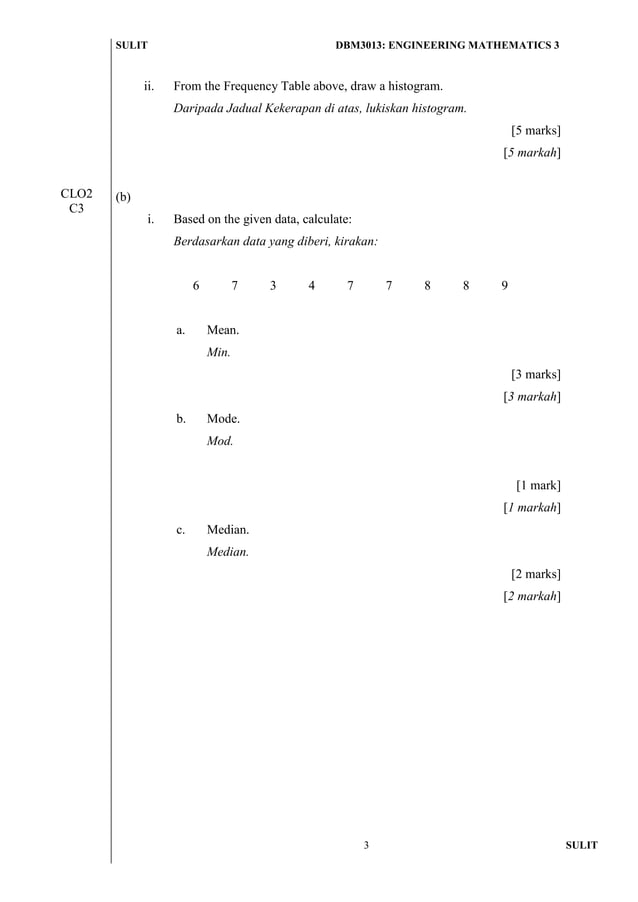 Dbm2013 engineering mathematics 3 june 2017 | PDF