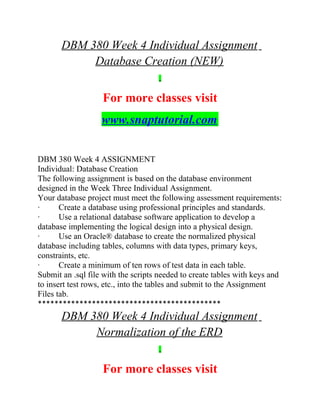 Dbm 380 Exceptional Education-snaptutorial.com