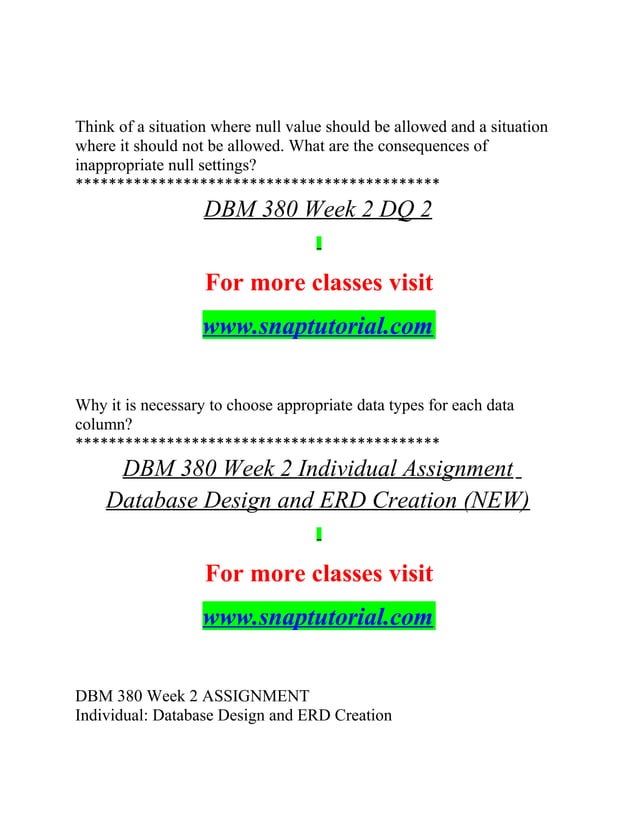 Dbm 380 Exceptional Education-snaptutorial.com