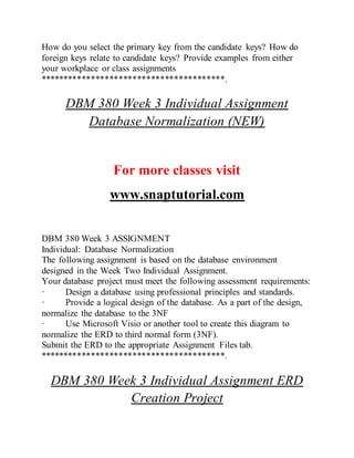 DBM 380 Education Organization / snaptutorial.com