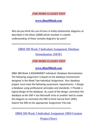 DBM 380 AID Introduction Education--dbm380aid.com