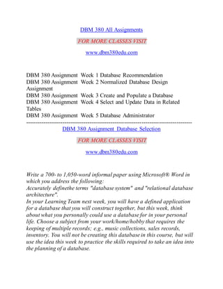 DBM 380 EDU Education Counseling--dbm380edu.com